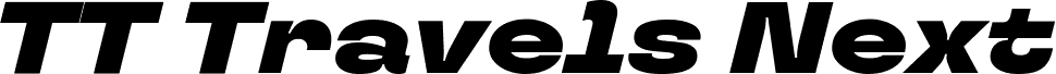 TT Travels Next Trial Variable font