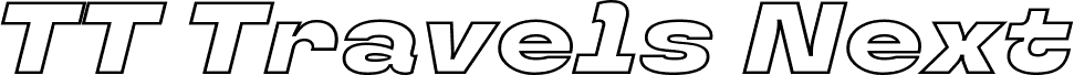 TT Travels Next Trial Variable font