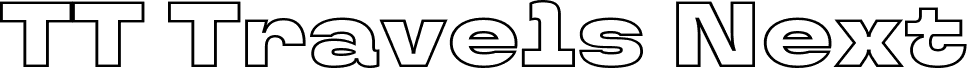 TT Travels Next Trial Variable font