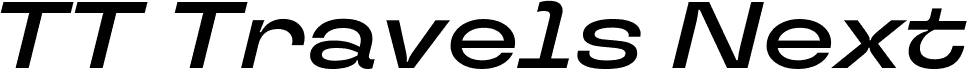 TT Travels Next Trial Variable font