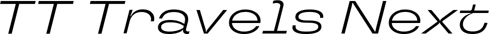TT Travels Next Trial Variable font