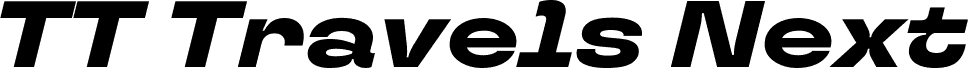 TT Travels Next Trial Variable font