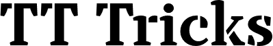 TT Tricks Stencil Trl Db font | Fonts2u.com