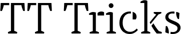 TT Tricks Stencil Trl Db font | Fonts2u.com