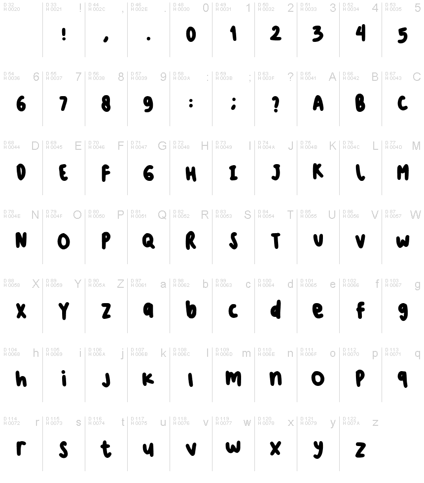 Tulisan Khay Regular font | Fonts2u.com