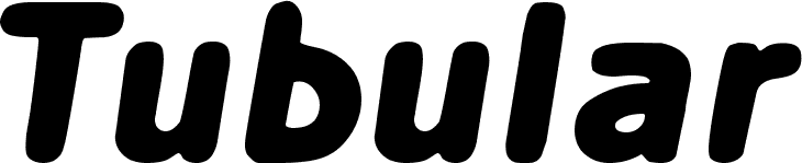 Tubular Regular font