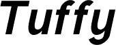 Tuffy Bold font