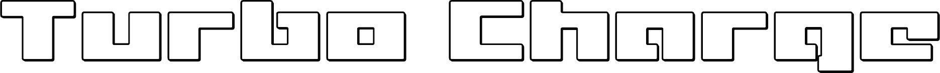 Turbo Charge Outline font | Fonts2u.com