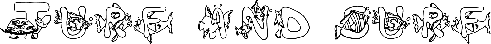 Turf&surf font | Fonts2u.com