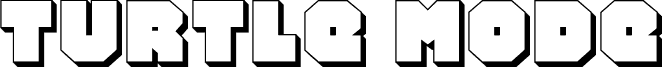 Turtle Mode Gradient font | Fonts2u.com