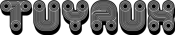 Tuyaux Dark Regular font | Fonts2u.com