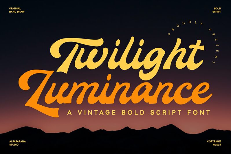 Twilight Luminance Free Regular font