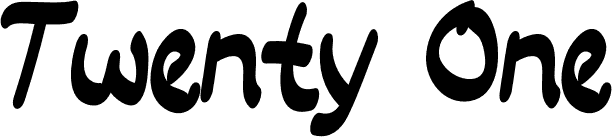Twenty One font | Fonts2u.com