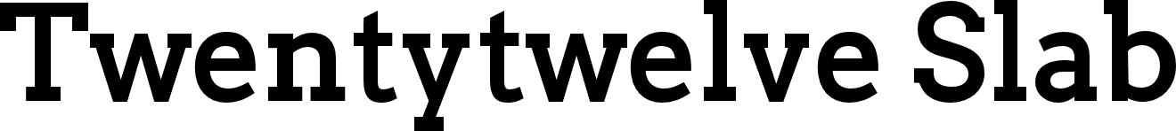 Twentytwelve Slab Bold font | Fonts2u.com