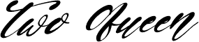 Two Queen font