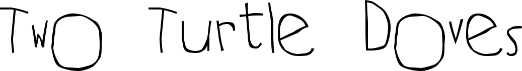Two Turtle Doves フォント | Fonts2u.com