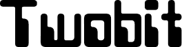 Twobit Italic font | Fonts2u.com