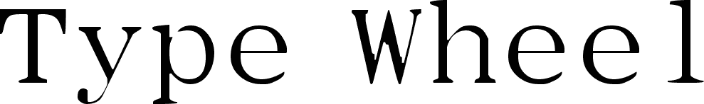 Type Wheel font | Fonts2u.com