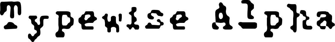 Typewise Alpha font | Fonts2u.com