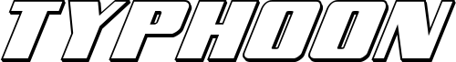 Typhoon 3D font | Fonts2u.com