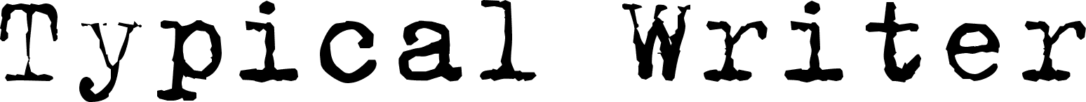Typical Writer font | Fonts2u.com