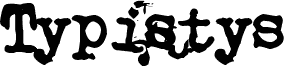Typistys font