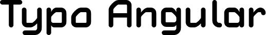 Typo Angular Rounded Light Demo font | Fonts2u.com