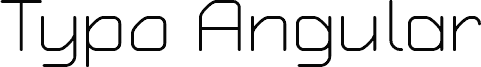 Typo Angular Rounded Demo Bold font | Fonts2u.com