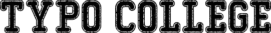 Typo College Outline Demo font | Fonts2u.com
