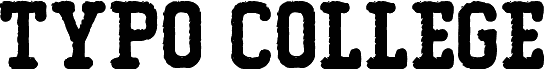 Typo College Outline Demo font | Fonts2u.com