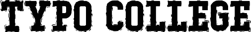 Typo College Outline Demo font | Fonts2u.com