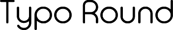 Typo Round Bold Demo font