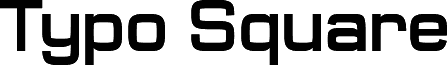Typo Square Regular Demo font