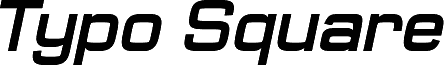 Typo Square Bold Demo font | Fonts2u.com