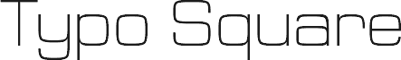 Typo Square Bold Demo font | Fonts2u.com