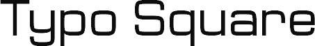 Typo Square Bold Demo font | Fonts2u.com