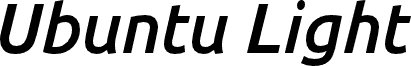 Ubuntu Medium font