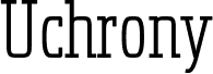 Uchrony Roman Bold font
