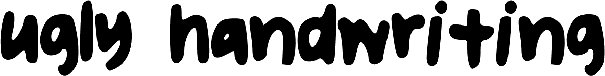 uglyhandwriting font | Fonts2u.com