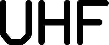 UHF font