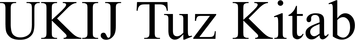 UKIJ Tuz Kitab font