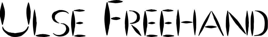 Ulse Freehand font