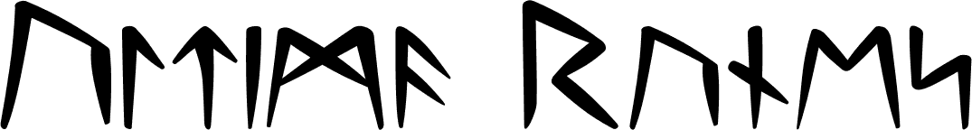 Ultima Runes font