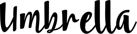 UMBRELLA font