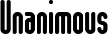 Unanimous BRK font
