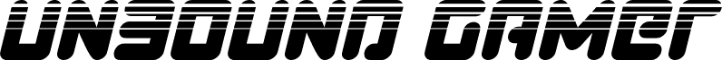 Unbound Gamer Outline font