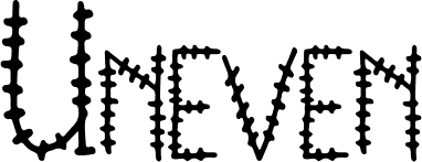 Uneven font | Fonts2u.com