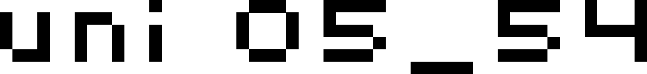 uni 05_54 font | Fonts2u.com