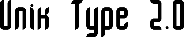 Unik Type 2.0 Regular font