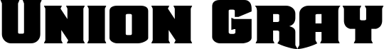Union Gray font | Fonts2u.com